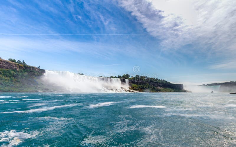 Heavy Storm Over Niagara Falls Stock Photo - Image of niagara, heavy ...