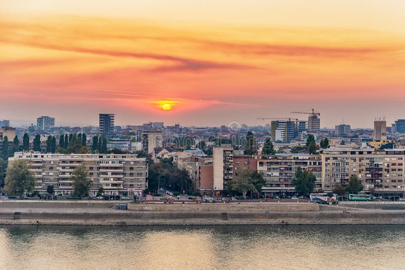 Panorama of Novi Sad at Sunset Editorial Image - Image of city ... Panorama of Novi Sad at Sunset Editorial Image - Image of city ...