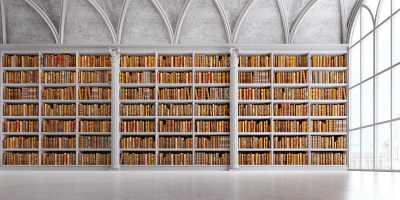 Books in a Row on White Background Stock Vector - Illustration of ...