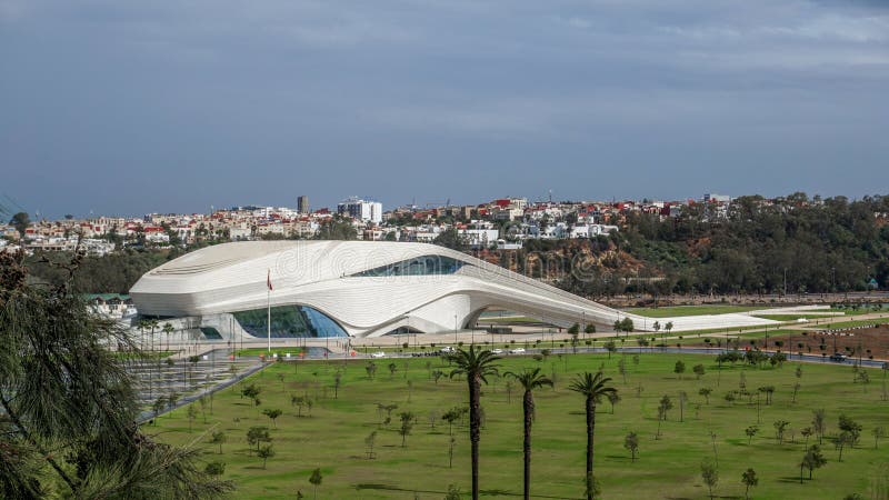 Panorama of the Opera House in Rabat . Editorial Stock Image - Image of ...