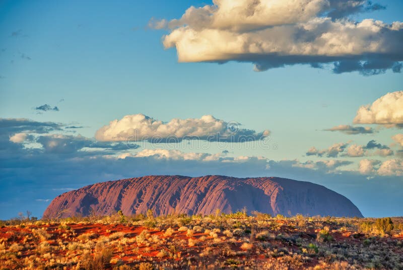 Panorama of Outback Landscape at Sunset in Northern Territory ...