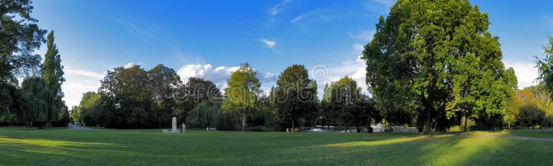 HDRI panorama of a park stock image. Image of panorama - 6853129