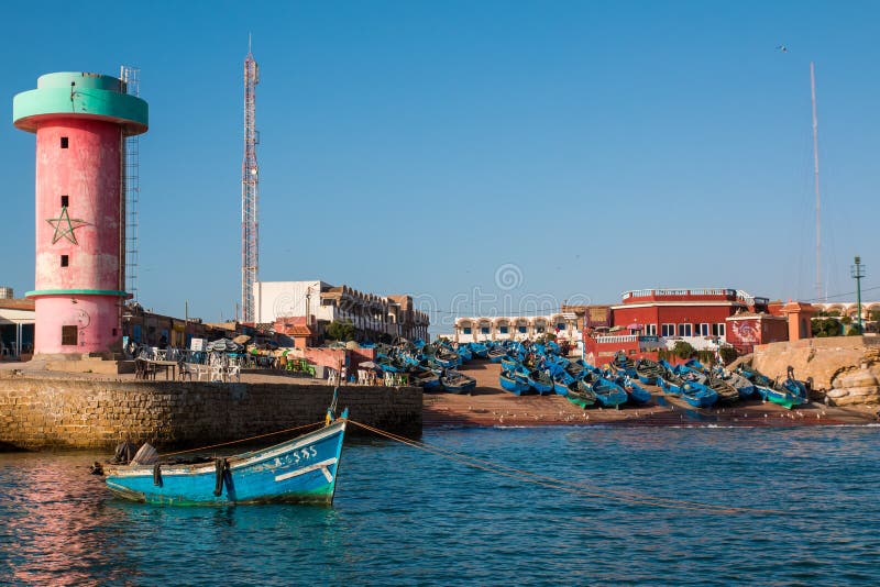 Panorama of Port Imsouane Morocco 10 January 2017 Editorial Stock Photo ...