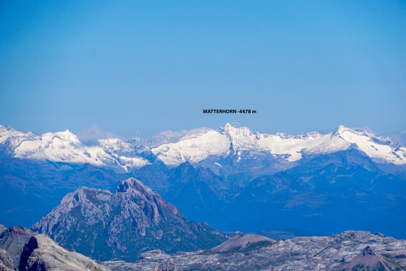 Panorama from Punta Rocca / 3265 M / of the Marmolada Array Towards ...