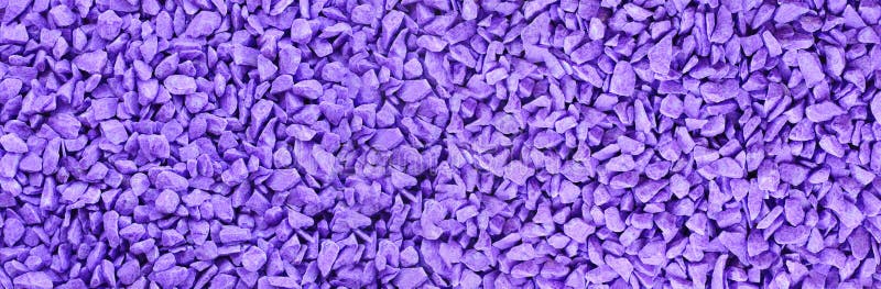 Panorama Purple Texture of Small Stone Background Stock Photo - Image ...