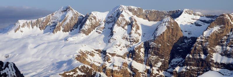 Panorama of the Pyrenees stock image. Image of high, mountain - 13602897