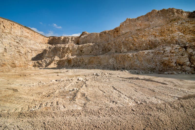 Quarry on Stone Layers. Mining of Decorative and Building Stone by Open ...