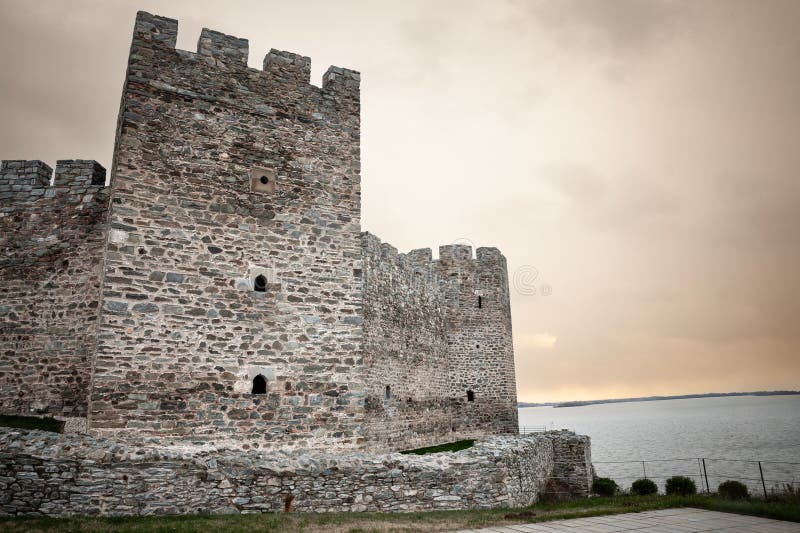 Ram Fortress during a Cloudy Dusk Sunset in Winter. Also Called Ramska ...