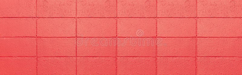 Red Cement Block Wall Seamless Background and Pattern Texture Stock ...