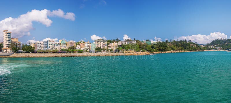 Panorama of Repulse Bay stock image. Image of leisure - 164213855