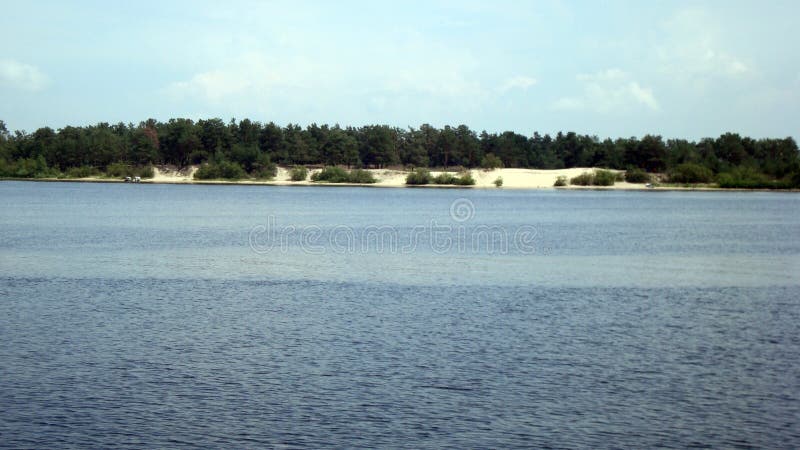 Panorama of the river bank stock photo. Image of background - 116974790