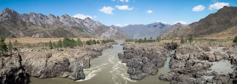 Panorama of the river stock image. Image of panorama - 92469241