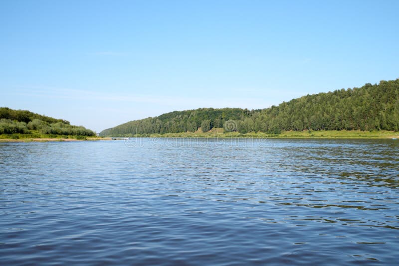 Panorama of a river stock photo. Image of lake, flow - 60068134