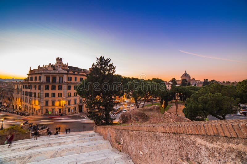Panorama of Rome stock photo. Image of aracoeli, rome - 83910232
