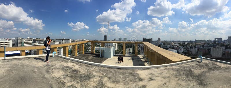 Panorama editorial image. Image of roof, panorama, city - 48217270