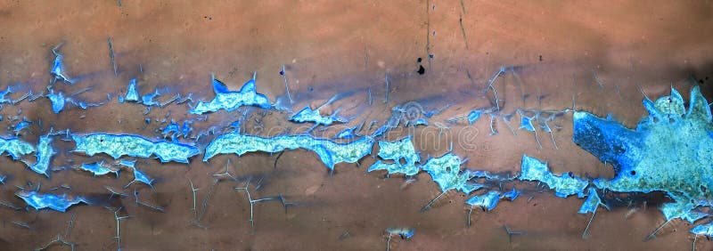 Panorama Rust and Erosion of Metal Surface Stock Photo - Image of ...
