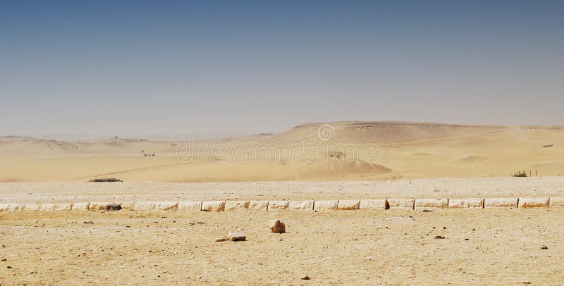 Panorama of Sahara Desert, Sand, Dune. Cairo, Egypt Stock Photo - Image ...