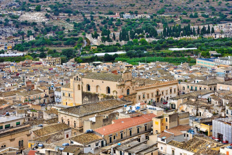 Scicli Sicily Italy editorial image. Image of panorama - 132947260