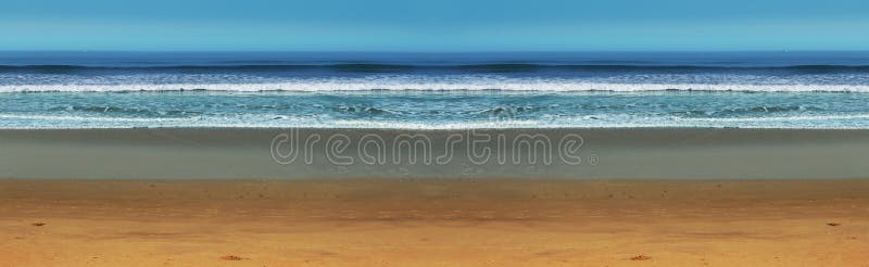 Panorama of the sea stock photo. Image of happiness, panorama - 41184472