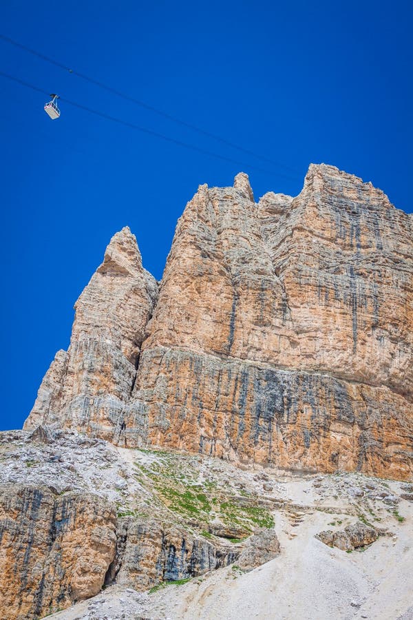 Panorama of Sella Mountain Range from Sella Pass, Dolomites, Italy ...
