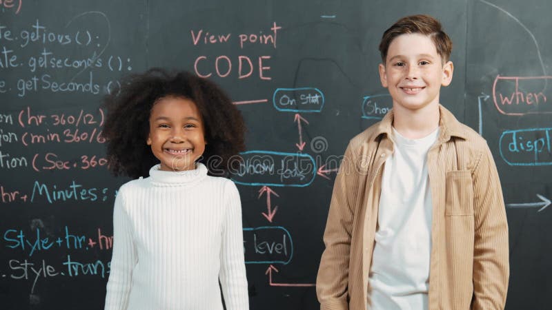 Panorama Shot of Diverse Happy Student Smiling and Looking at Camera ...