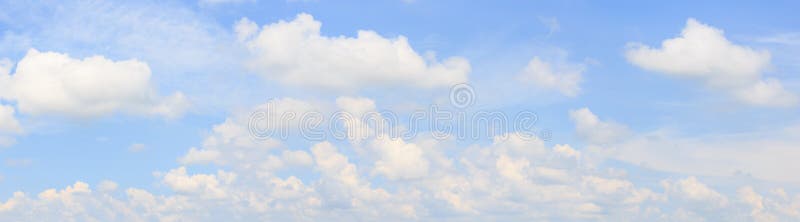 Panorama sky and cloud. stock image. Image of scenic - 78359631