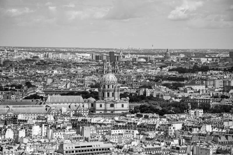 Panorama Sky View of Paris City from Eiffel Tower Second Floor Stock ... Panorama Sky View of Paris City from Eiffel Tower Second Floor Stock ...