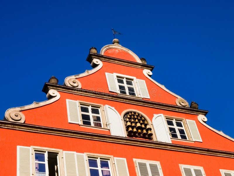 Panorama of the Small Town in the Morning Light Stock Photo - Image of ...