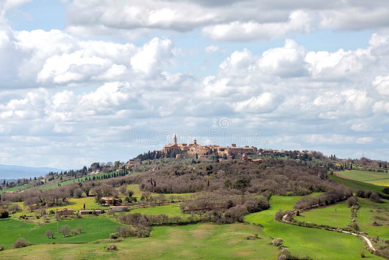 Tuscany at early morning stock photo. Image of field - 27633046