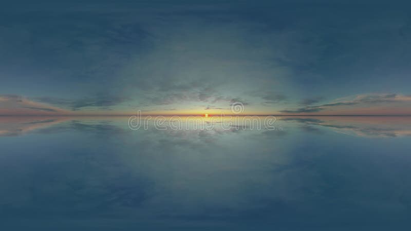 360 Panorama Spherical Vr Clouds, Timelapse Sky View Cloudy Nature ...