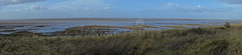 Panorama of Spurn Head Point Stock Image - Image of head, clouds: 67969421