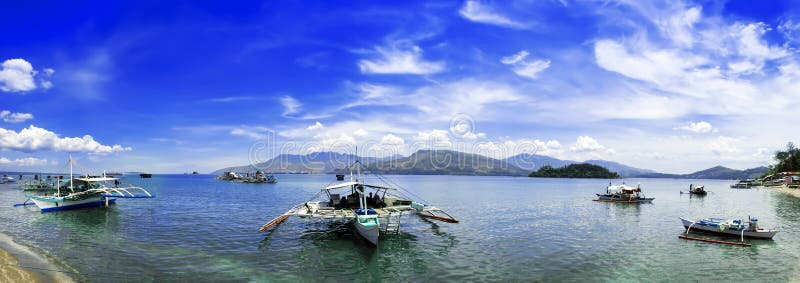 Panorama of Subic Bay. stock photo. Image of philippines - 31995508
