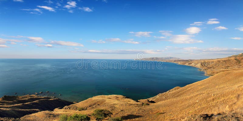 Summer Coastline in Crimea Ukraine Stock Photo - Image of landscape ...