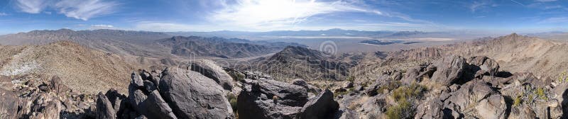 Panorama from the Summit of Adalac Benchmark Mountain Stock Photo ...