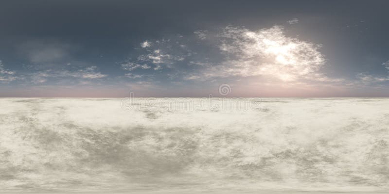 Panorama Sunset. Environment Map Stock Illustration - Illustration of ...