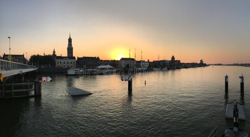 Panorama from the Sunset with the Skyline from Kampen Editorial Image ...