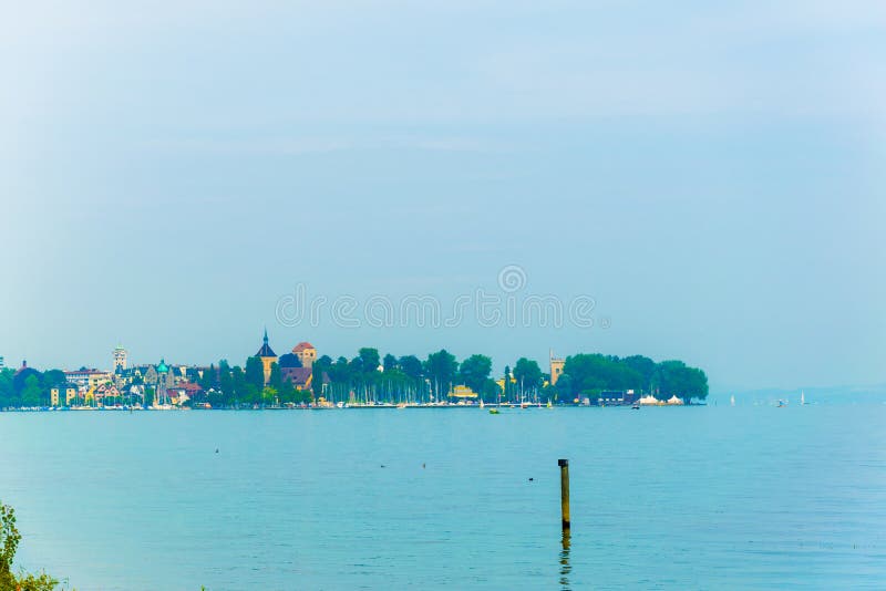 Panorama of the Swiss City Arbon Situated on the Bodensee Lake...IMAGE ...