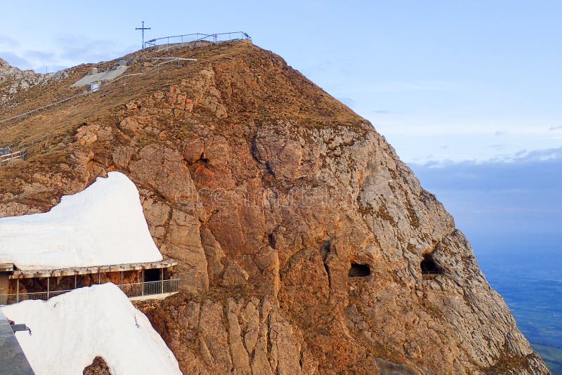 Panorama from the Top in the Light of Dawn Stock Photo - Image of ...