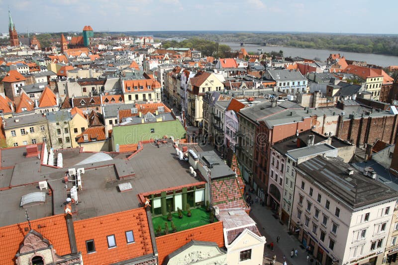 Torun panorama, Poland editorial image. Image of landmark - 19397175