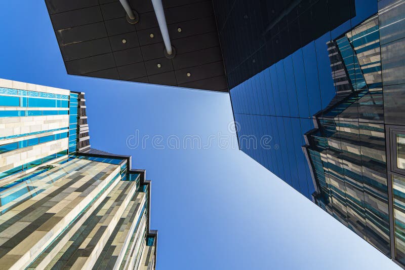 Panorama Tower and University in the City of Leipzig, Germany Stock ...