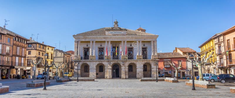 Panorama of the Town Hall on the Main Square of Toro Editorial ...