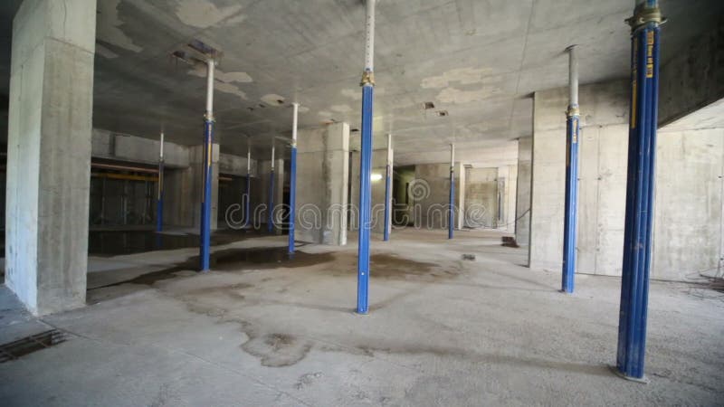 Panorama of Unfinished Room at Construction Site, Stock Video - Video ...