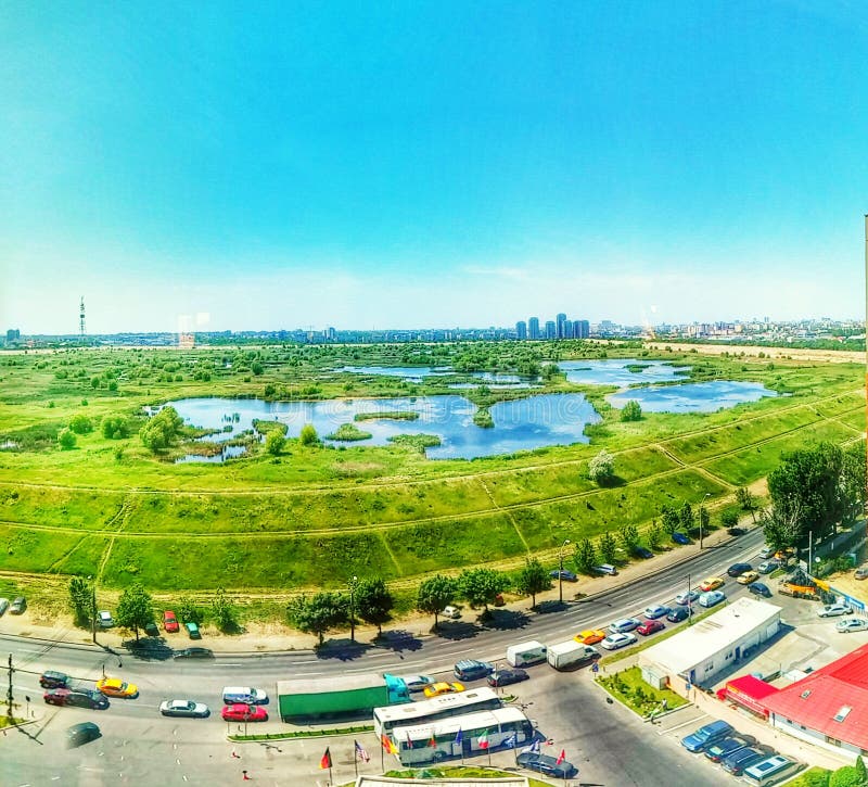 Panorama editorial photo. Image of vacaresti, lake, wild - 68176796