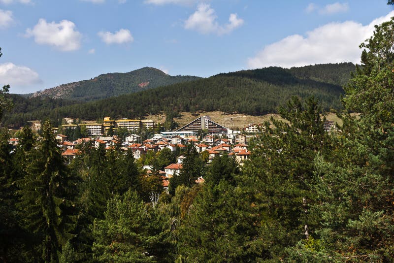 Panorama in Velingrad Bulgaria Stock Image - Image of colourful ...