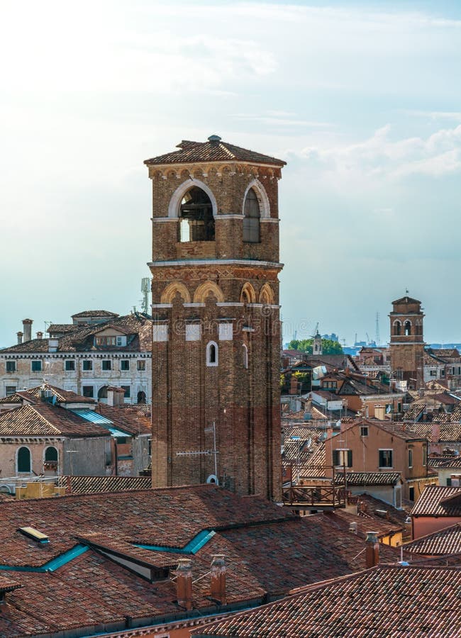 Panorama of Venice from a Bird`s Eye View Editorial Photo - Image of ...