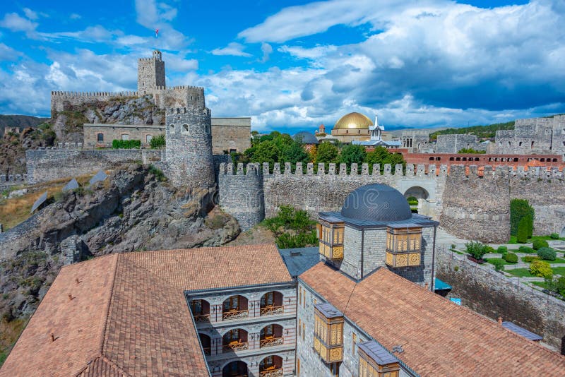 Panorama View of Akhaltsikhe (Rabati) Castle in Georgia Stock Image ...