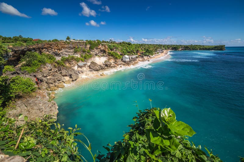 Panorama View Balangan Beach in Bali, Indonesia Stock Photo - Image of ...