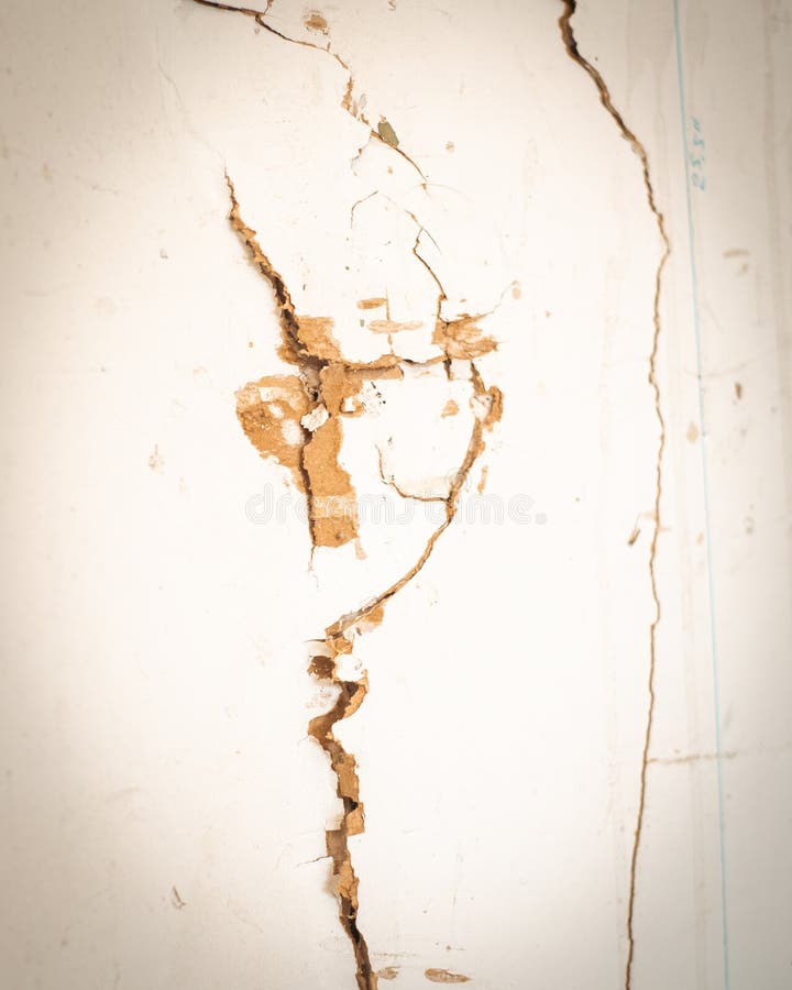 Panorama View Broken Drywall Boards Flat Panel Made from Gypsum Plaster ...