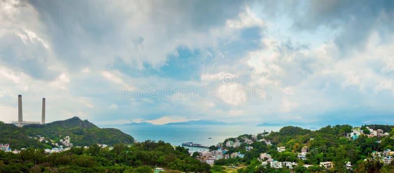 Panorama View of Country Side Area of Asia Stock Image - Image of plant ...