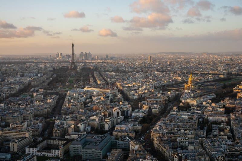 Paris at sunset stock image. Image of ocean, sunset - 168365447